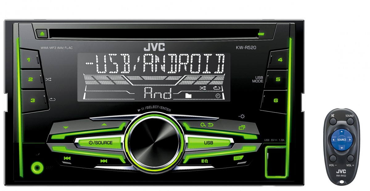 2DIN autorádio JVC KW R520 | Ahifi.sk