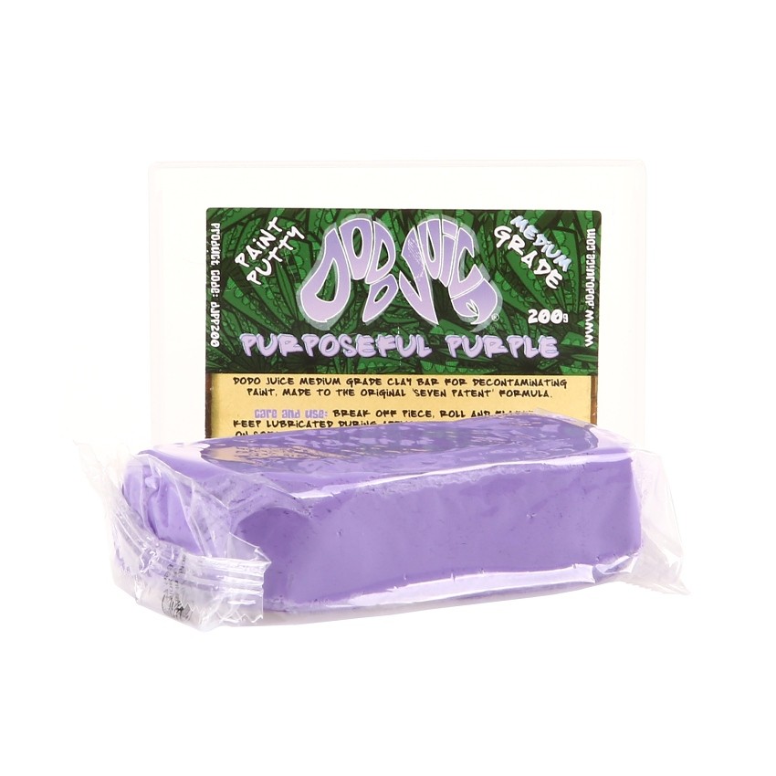 Stredne tvrdý clay Dodo Juice Purposeful Purple Clay Bar 200 g | Ahifi.sk